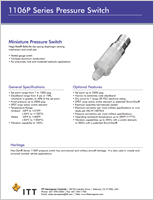 Data Sheets | ITT Aerospace