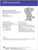 Data Sheets | ITT Aerospace