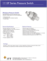 Data Sheets | ITT Aerospace